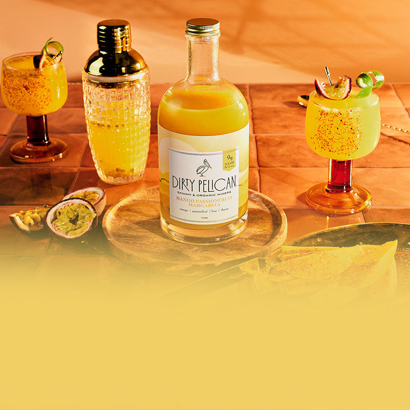 Mango Passionfruit Margarita | Organic Cocktail & Mocktail Mixer